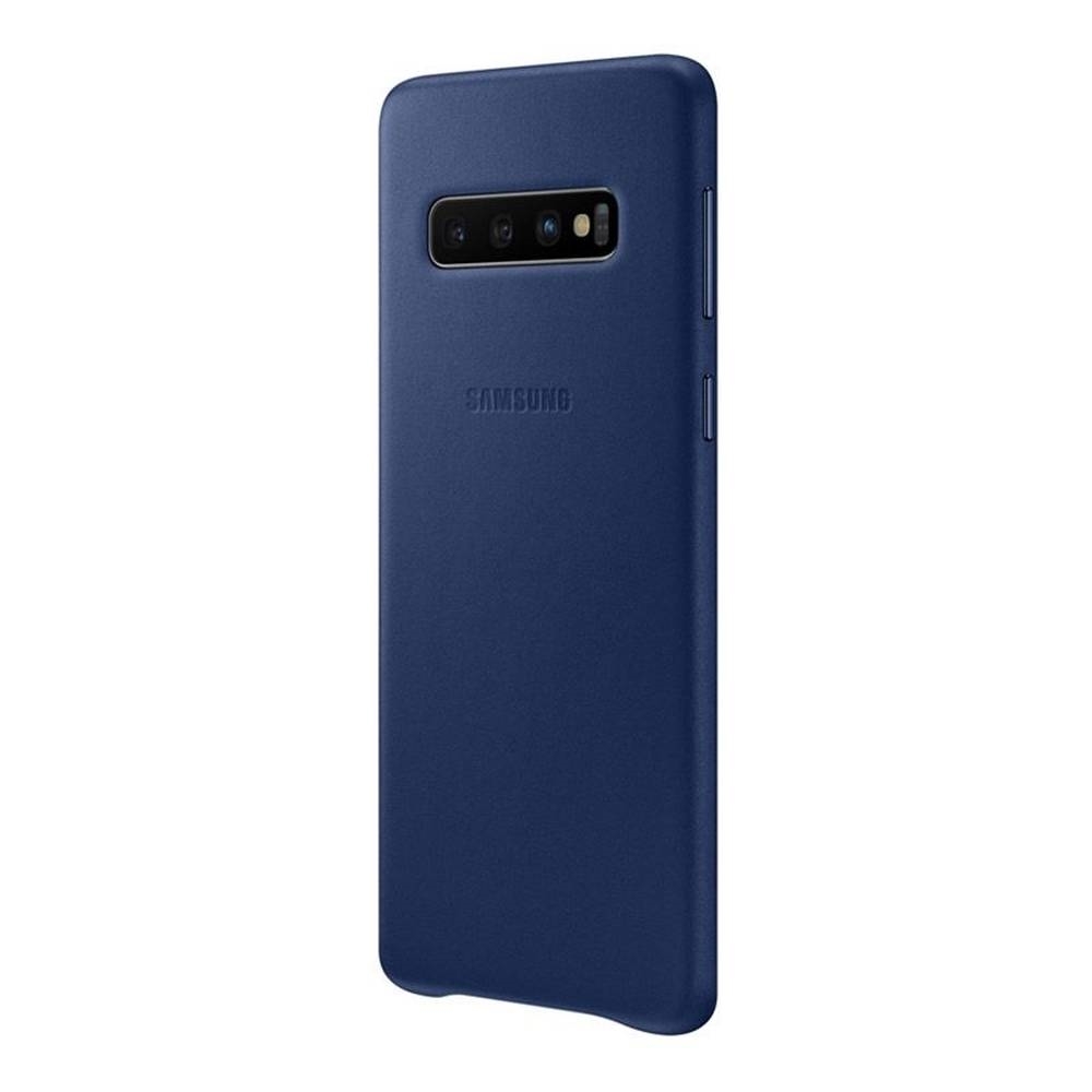Samsung Galaxy S10 Leather Back Cover - Navy | AUDITECH