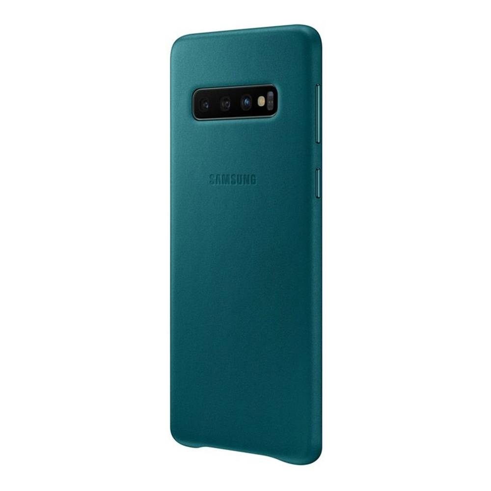 Samsung Galaxy S10 Leather Back Cover - Green | AUDITECH