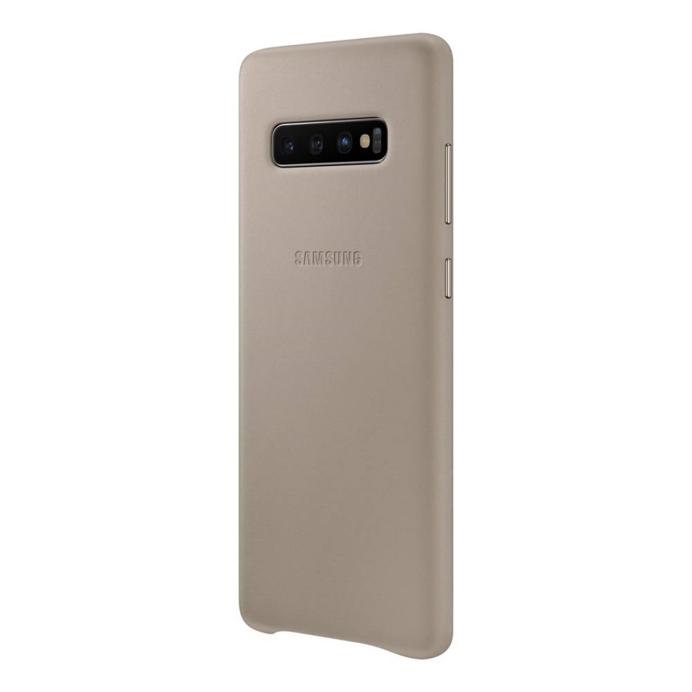 Samsung Leather Back Cover for Galaxy S10+ Plus - Grey | AUDITECH