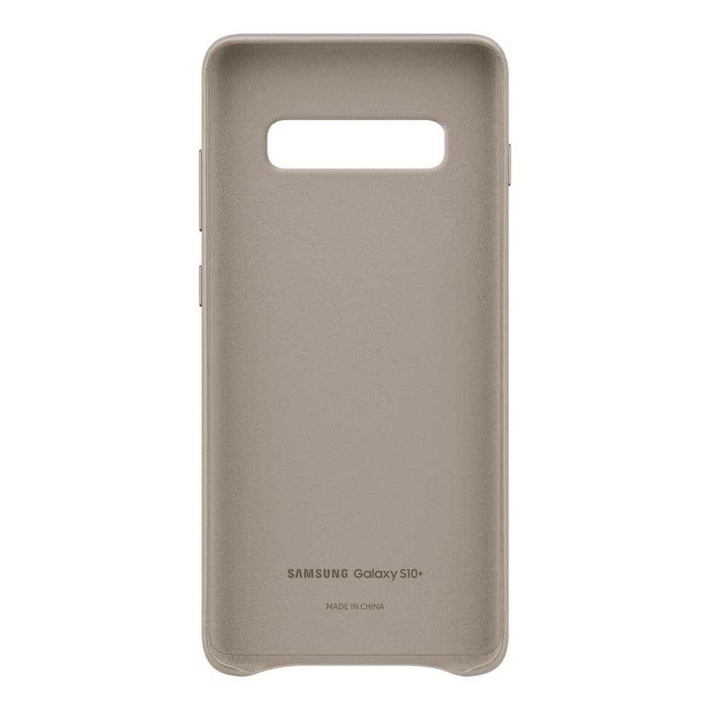 Samsung Leather Back Cover for Galaxy S10+ Plus - Grey | AUDITECH