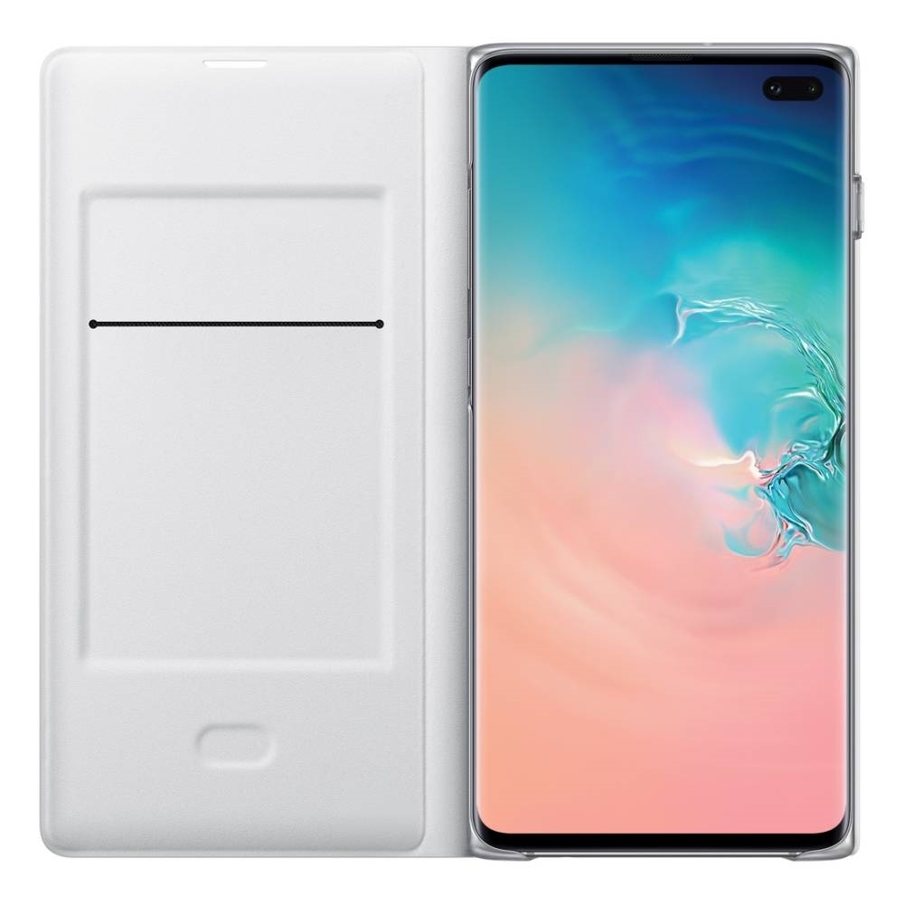 Samsung LED View Wallet Cover for Galaxy S10+ Plus - White | AUDITECH