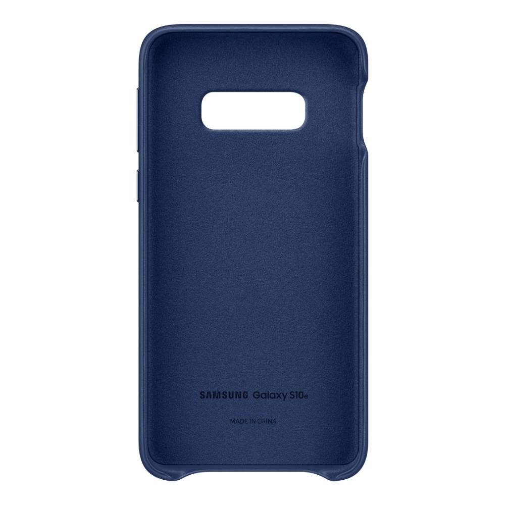 Samsung Galaxy S10e Leather Back Cover - Navy | AUDITECH