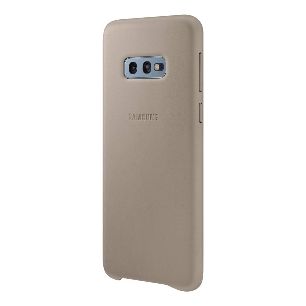 Samsung Galaxy S10e Leather Back Cover - Grey | AUDITECH