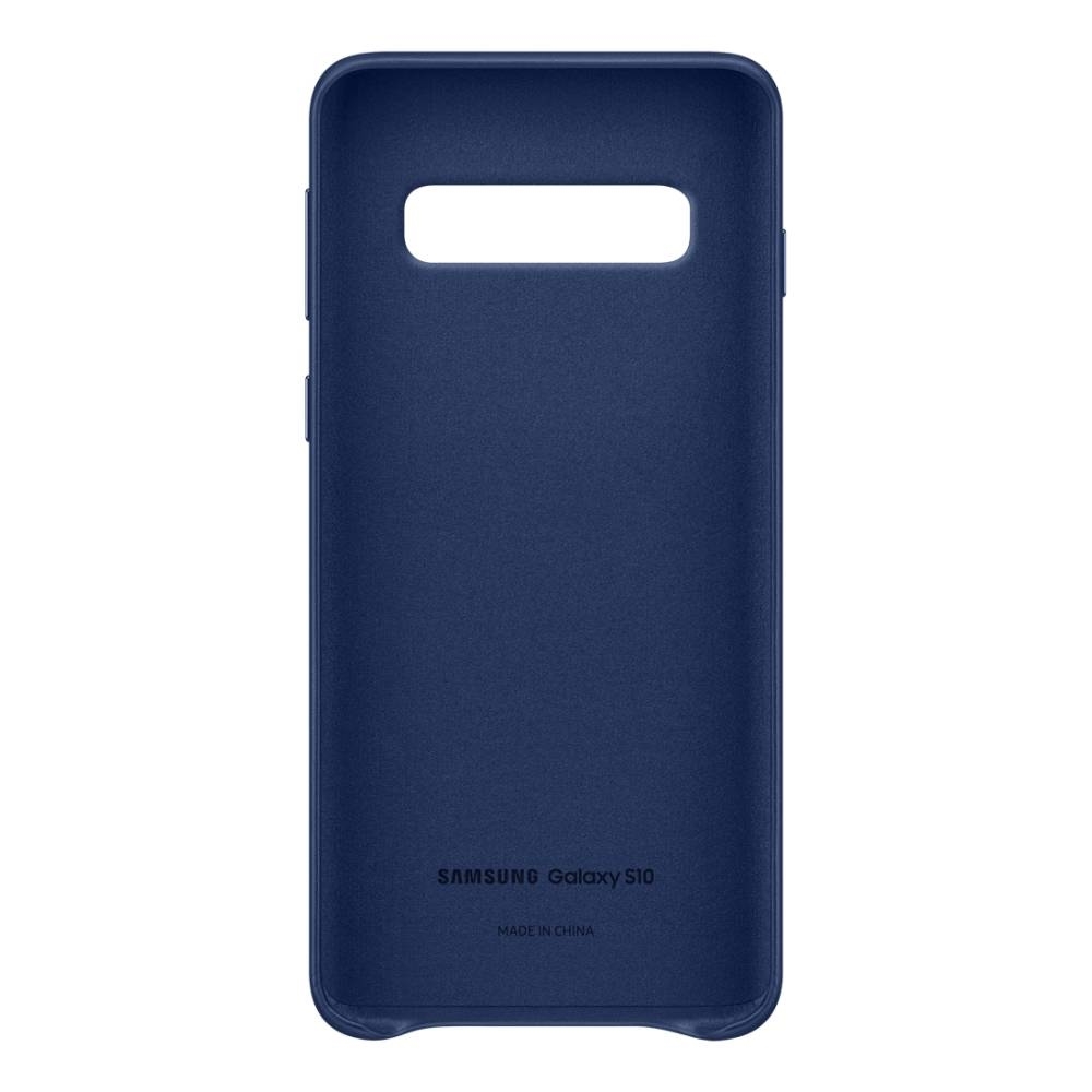 Samsung Galaxy S10 Leather Back Cover - Navy | AUDITECH