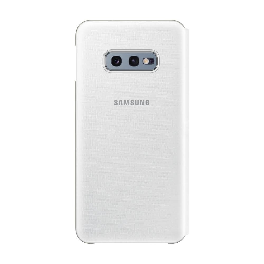 Samsung Galaxy S10e LED View Wallet Cover - White | AUDITECH