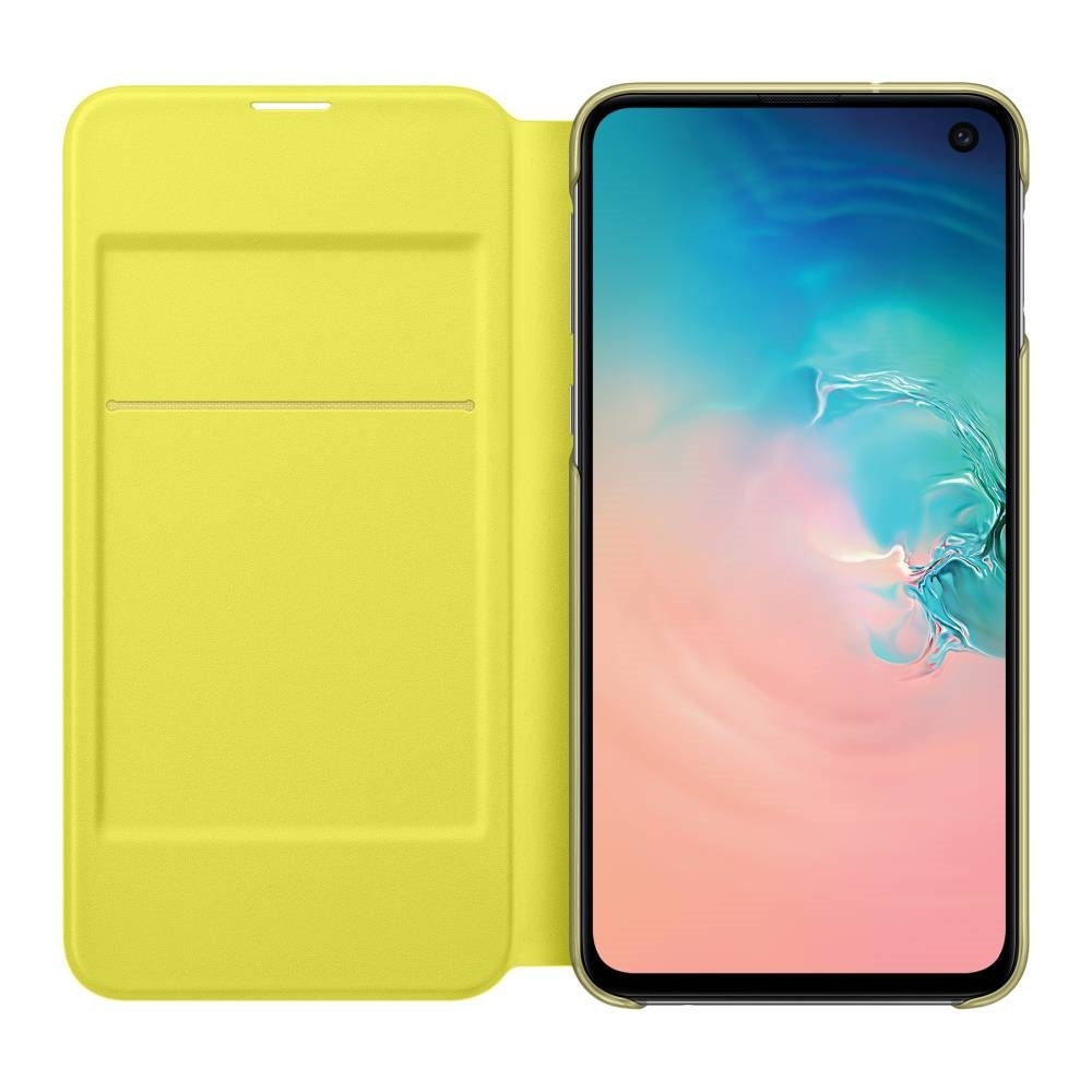 Samsung Galaxy S10e LED View Wallet Cover - White | AUDITECH