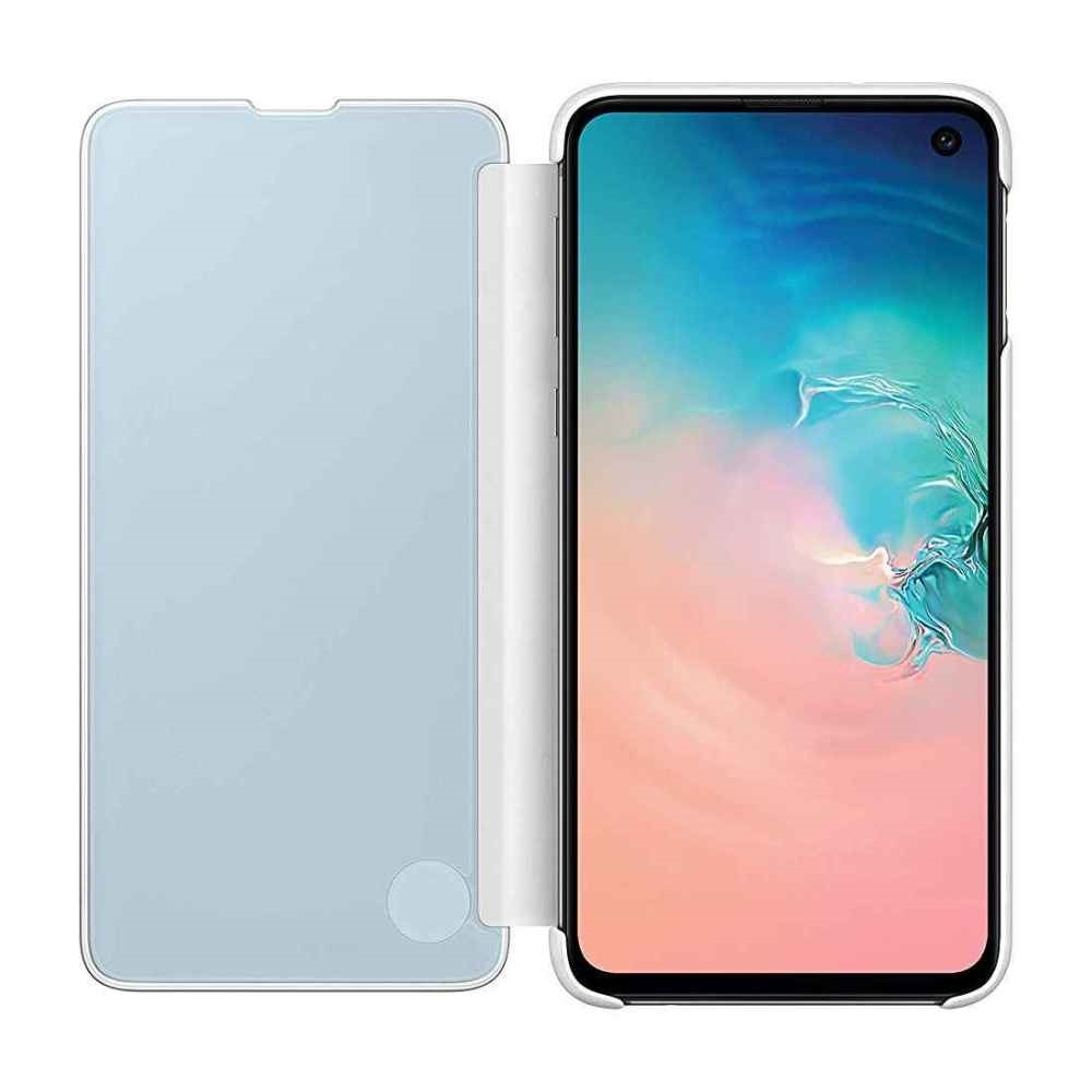Samsung Galaxy S10e Clear View Cover - White | AUDITECH