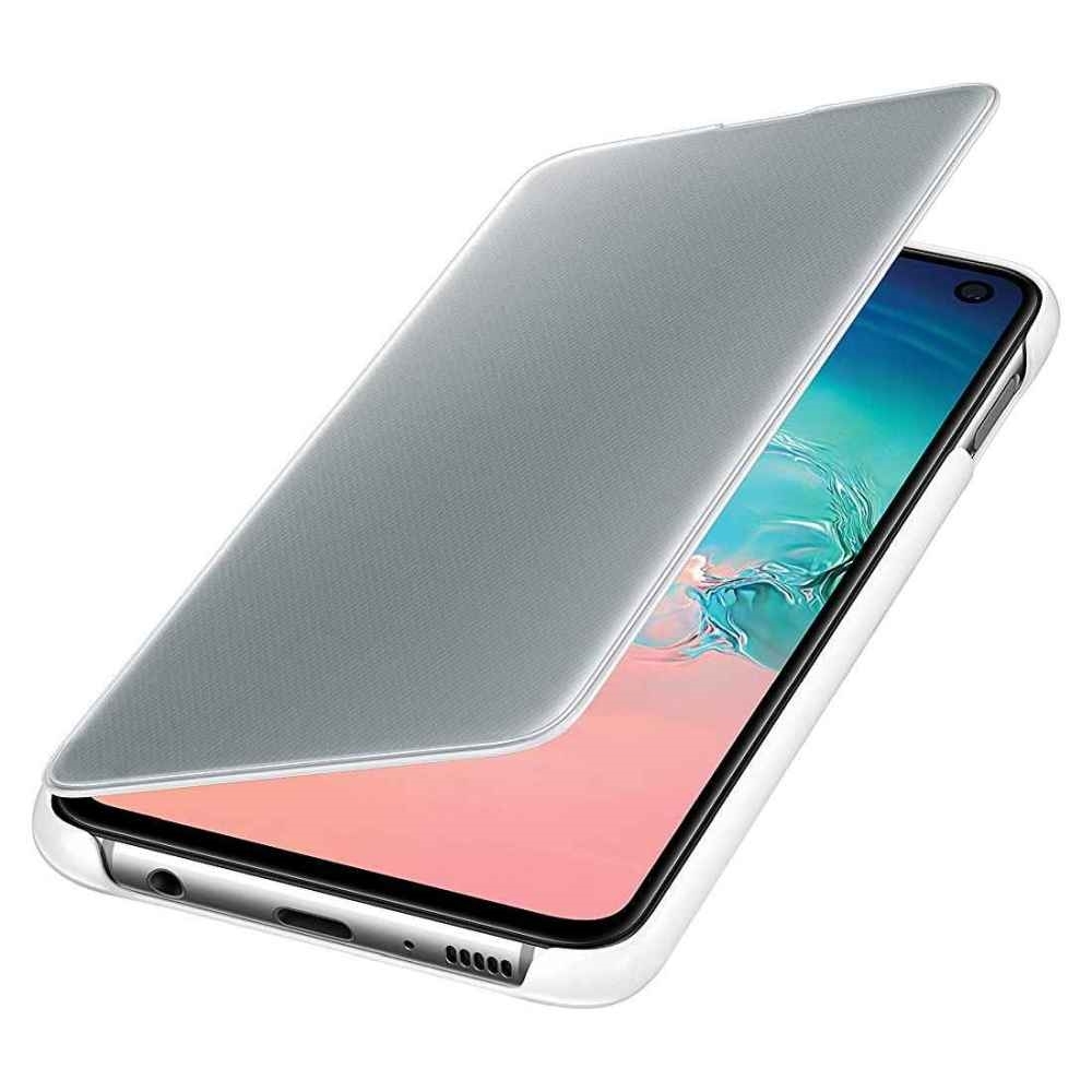 Samsung Galaxy S10e Clear View Cover - White | AUDITECH