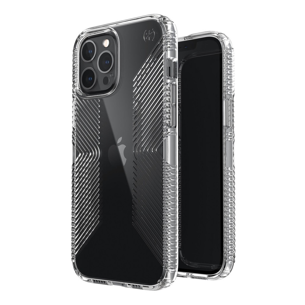 Speck Presidio Perfect-Clear iPhone 12 Pro Max Case with Grips (Clear ...