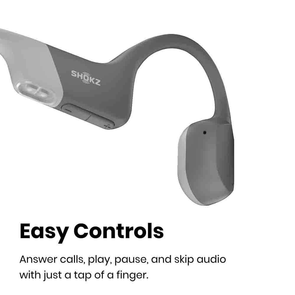 Shokz OPENRUN Open-Ear Bone Conduction Headphones (Bluetooth 5.1, IP67 ...