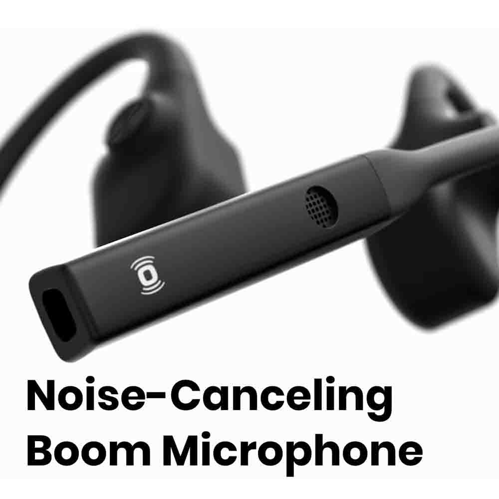 Shokz OPENCOMM UC Open-Ear Bone Conduction Stereo Headset (Bluetooth 5.1, IP55) - Black | AUDITECH