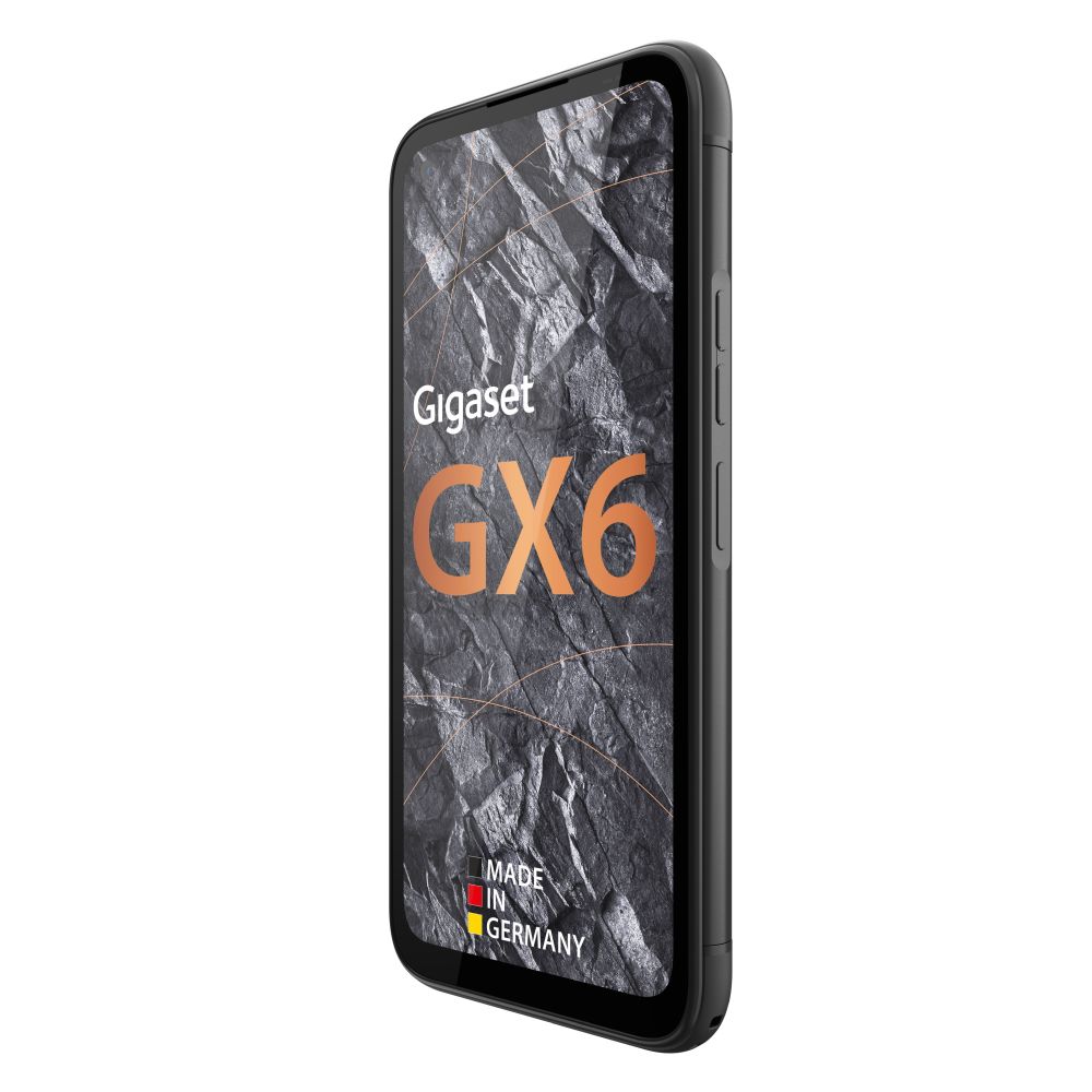 Gigaset GX6 Pro Rugged 5G Smartphone (Dual SIM, IP68, 128GB/8GB) - Black | AUDITECH